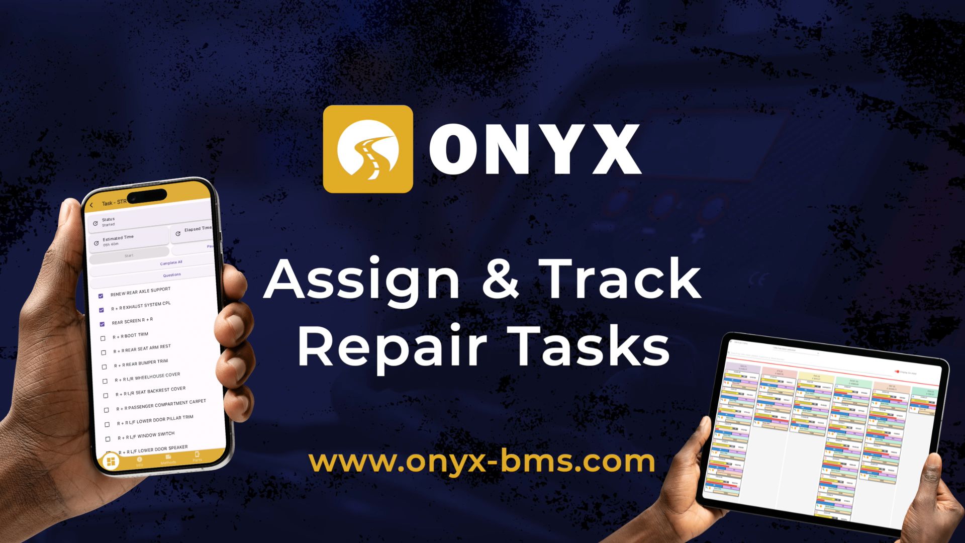 Real-Time Task Management for Auto Body Repairs - Onyx BMS